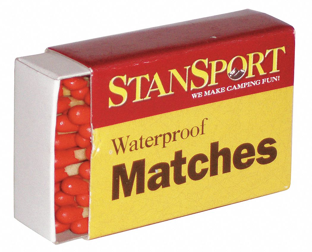 Wood, Waterproof Matches, Waterproof Matches - 3WHL4|78399 - Grainger