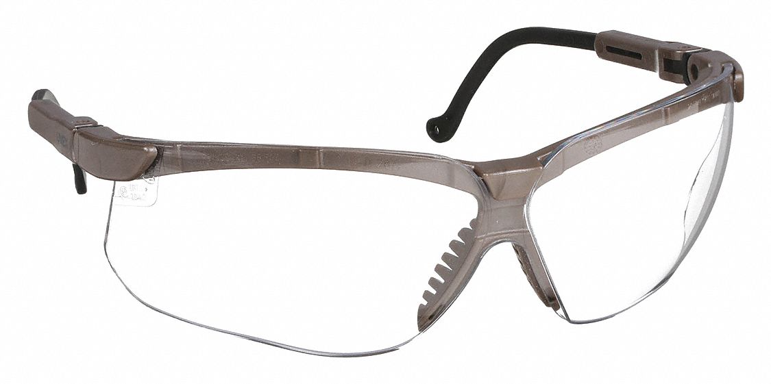 HONEYWELL UVEX, Wraparound Frame, Half-Frame, Safety Glasses - 3WLV3 ...