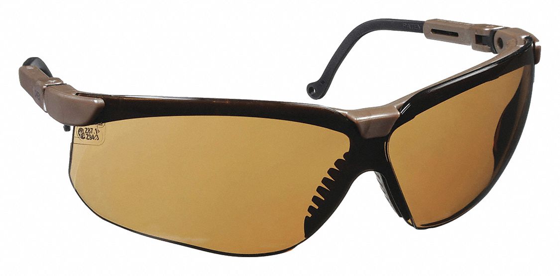 HONEYWELL UVEX, Amber Lens, Half-Frame, Safety Glasses - 3WLV8|S3221 ...