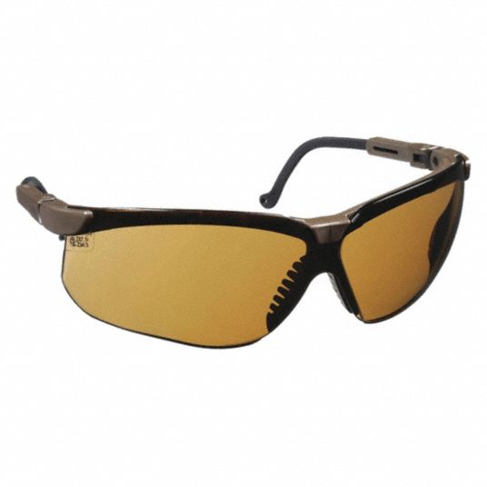 HONEYWELL UVEX, Amber Lens, Half-Frame, Safety Glasses - 3WLW2|S3221X ...