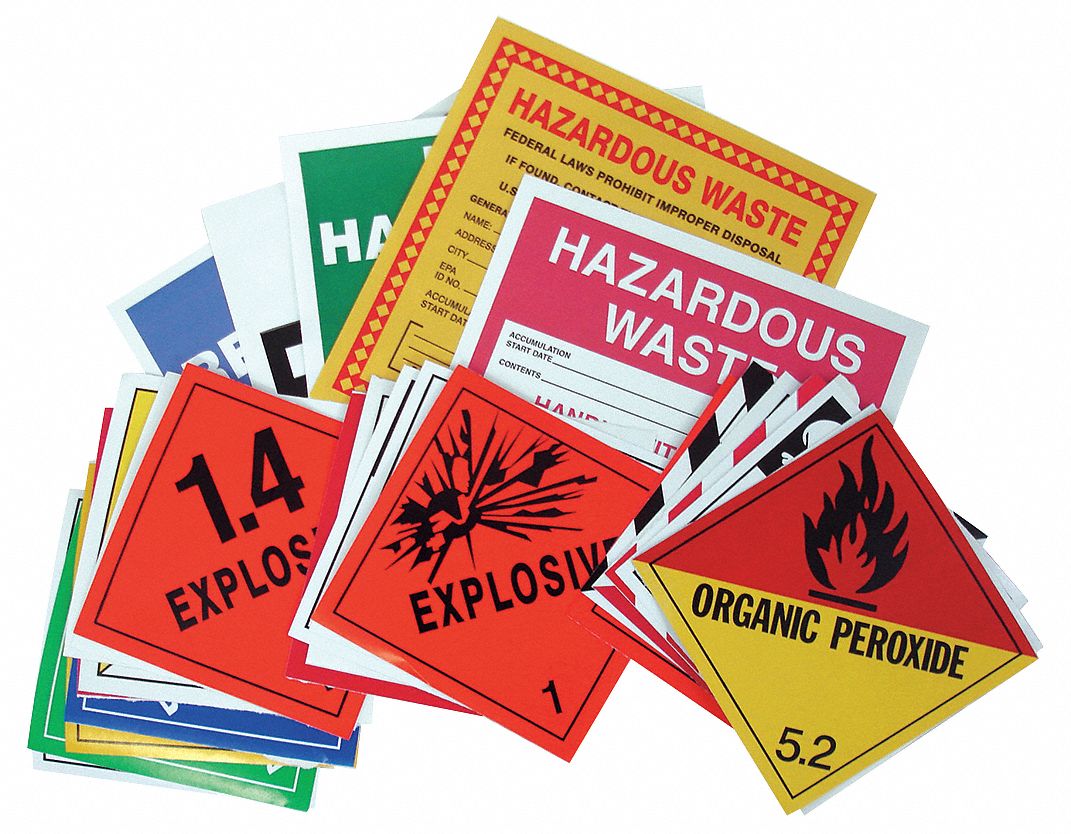 BREG, Various DOT Classes, 4 in x 4 in, DOT Container Label - 3WMY8 ...