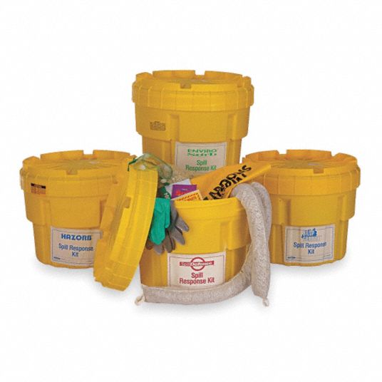 Fluids Absorbed Universal, Maintenance, Container Type Drum, 20 gal ...