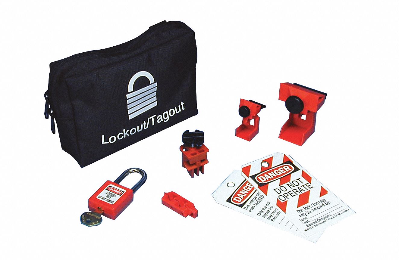 BRADY Circuit Breaker Lockout Kit, 277/480/600 - 3WNZ1|95539 - Grainger