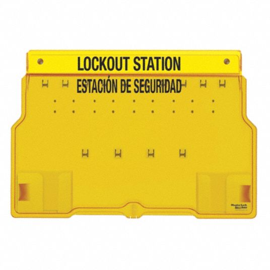 MASTER LOCK, Padlock Station, No Padlocks, Lockout Station - 3WPC6 ...