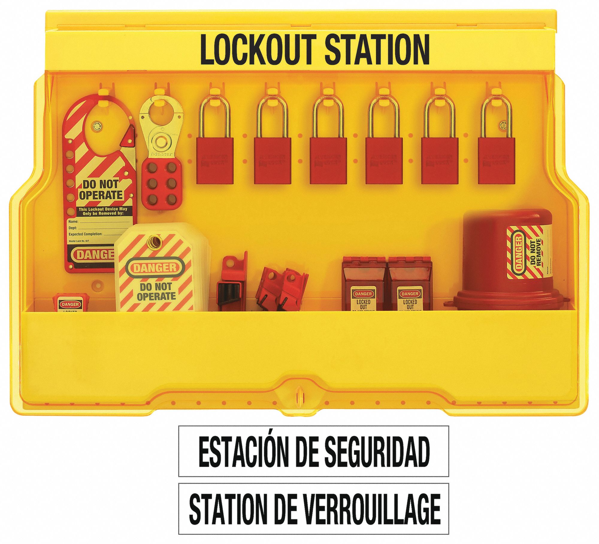 MASTER LOCK, Electrical, Lockout Station, Lockout Station - 3WPH7 ...