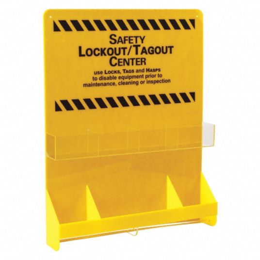 BRADY, Lockout Station, No Padlocks, Lockout/Tagout Center - 3WPK6 ...