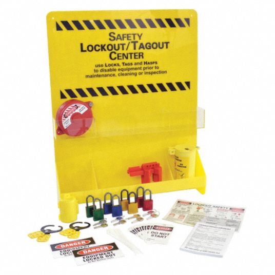 BRADY, 29 Components Included, Electrical & Valve, Lockout/Tagout ...