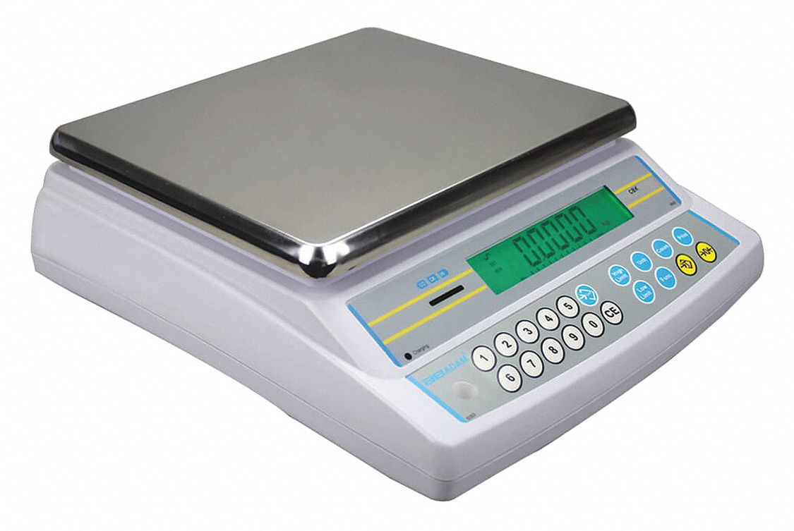 Compact Bench Scale, LCD Scale Display, Weighing Units kg, g, lb - Grainger