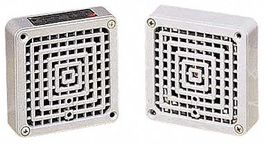 Horn Signal, 24V DC Voltage, Decibels: 100dB, Color: Gray - Grainger