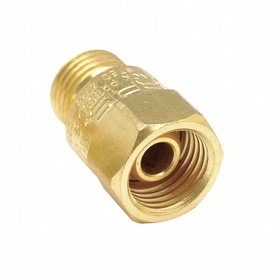 HARRIS Flow Check Valve: Torch Mount, 9/16"-18, For Oxygen Only - 3WU27 ...