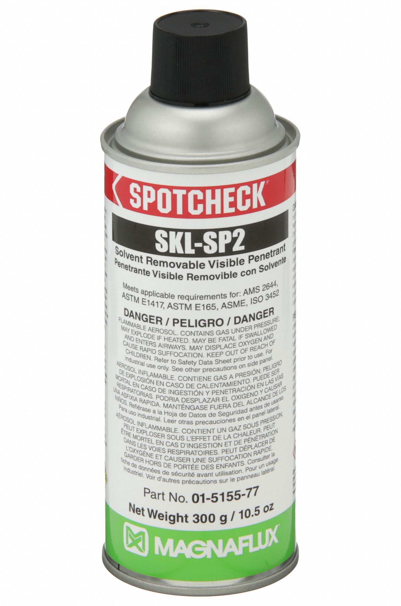 MAGNAFLUX, 10.5 oz, Aerosol Can, Dye Penetrant - 3WU59|SKL-SP2 - Grainger