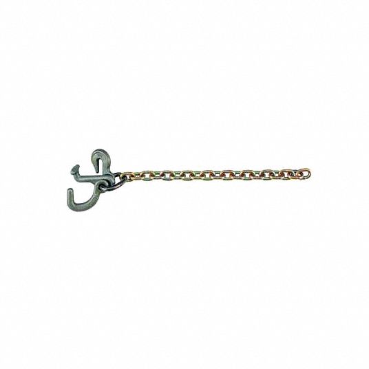 B/A PRODUCTS CO., 70, Yellow Zinc, Auto Tie-down chain - 3WXN2|T5-DGT-8 ...