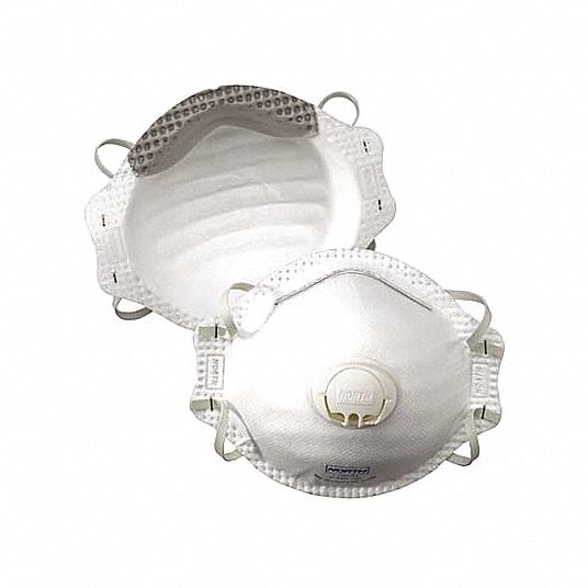 Disposable Particulate Respirator, S, PK 10 - Grainger