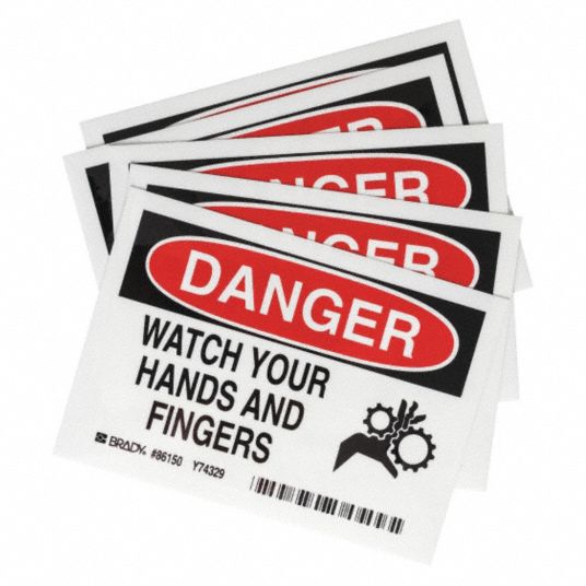 Polyester, Adhesive Sign Mounting, Label - 3WZR4|86150 - Grainger