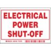 Emergency Shut-Off Signs - Grainger Industrial Supply