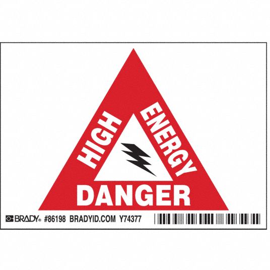 Polyester, Adhesive Sign Mounting, Label - 3WZX1|86198 - Grainger