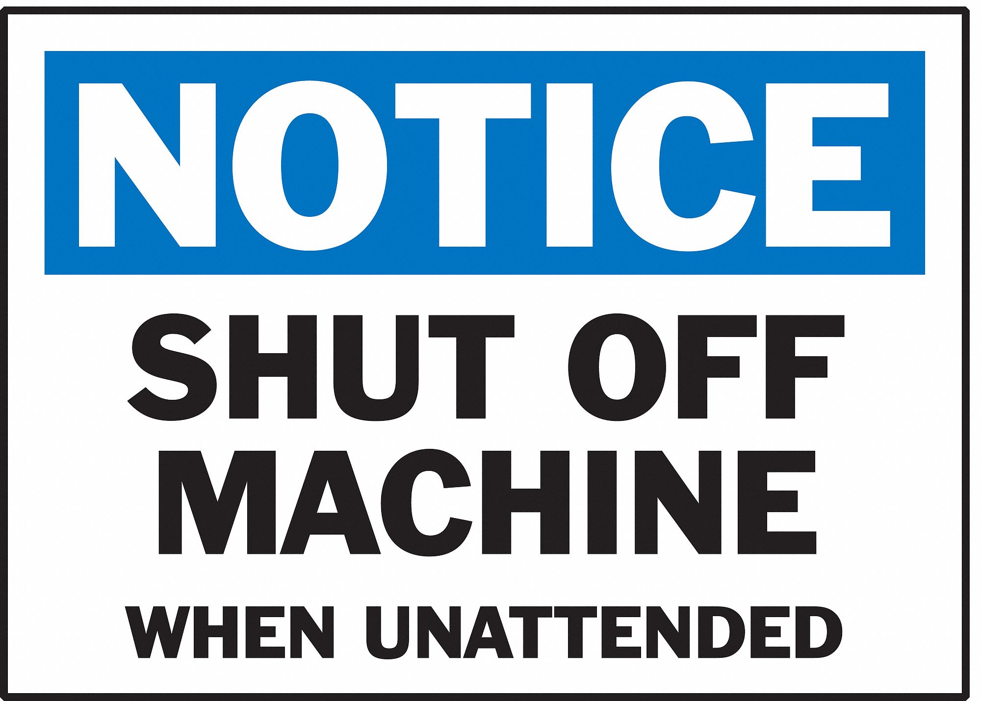 Polyester, Adhesive Sign Mounting, Sign - 3WZZ6|86206 - Grainger