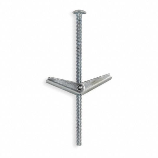 ELCO, 3 in Screw Lg, 3/16 in Screw Size, Toggle Bolt Anchor - 3X980 ...