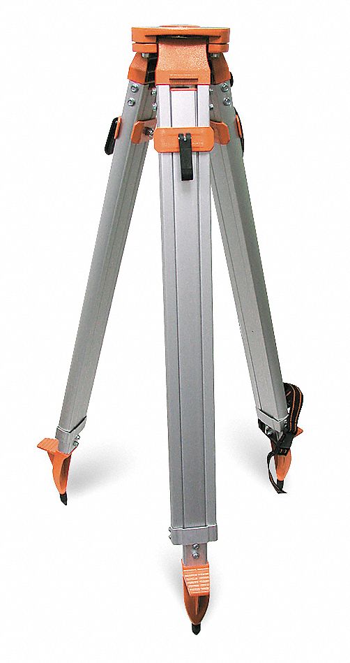 Tripod,Flat Head,Heavy Duty,Aluminum - Grainger