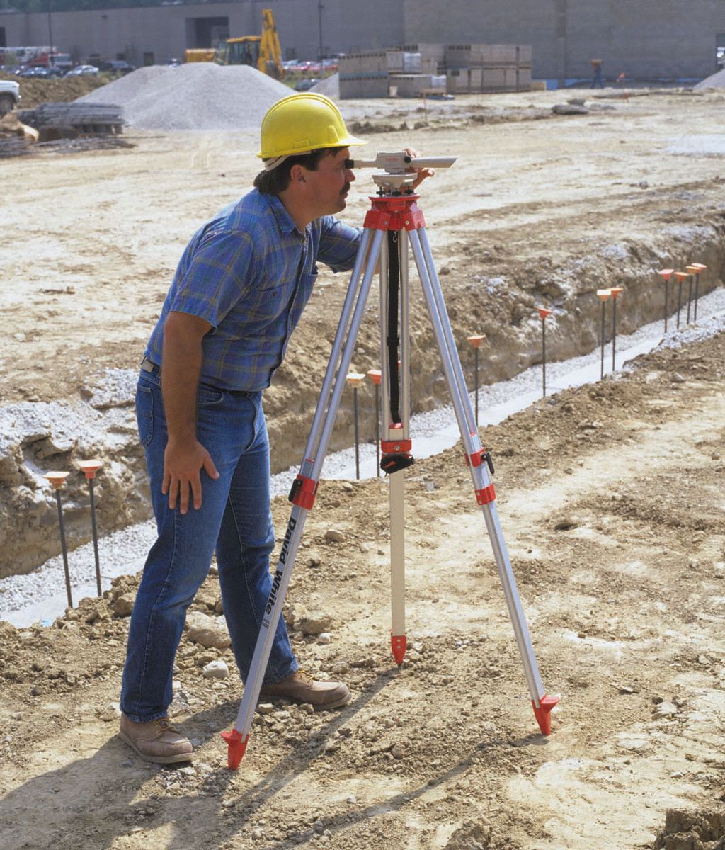 DAVID WHITE 22x Manual Level Package, 200 ft - 3XA17|44-8824-1 - Grainger