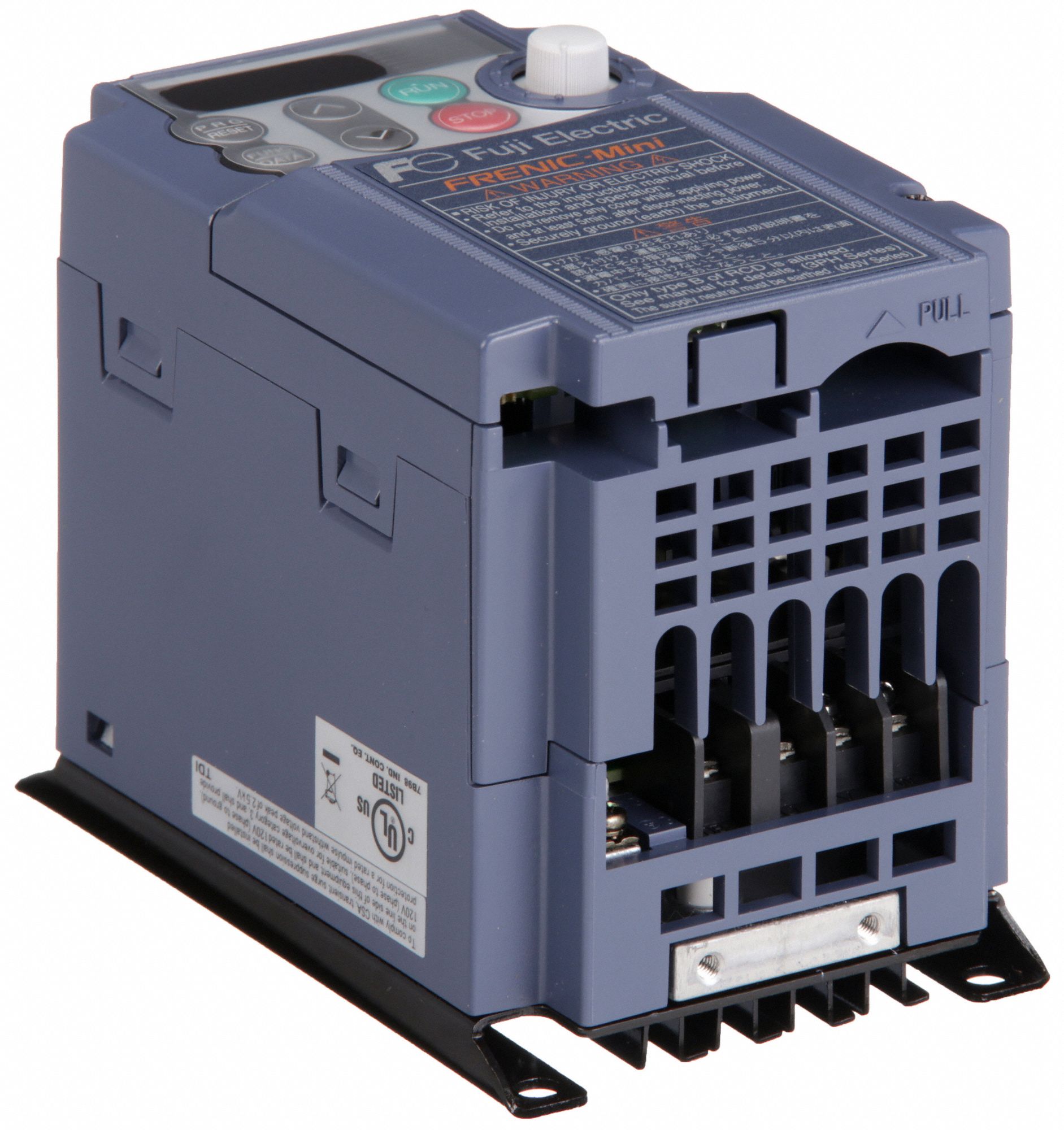 FUJI ELECTRIC Variable Frequency Drive: 115V, 1/8 hp Max Output Power ...