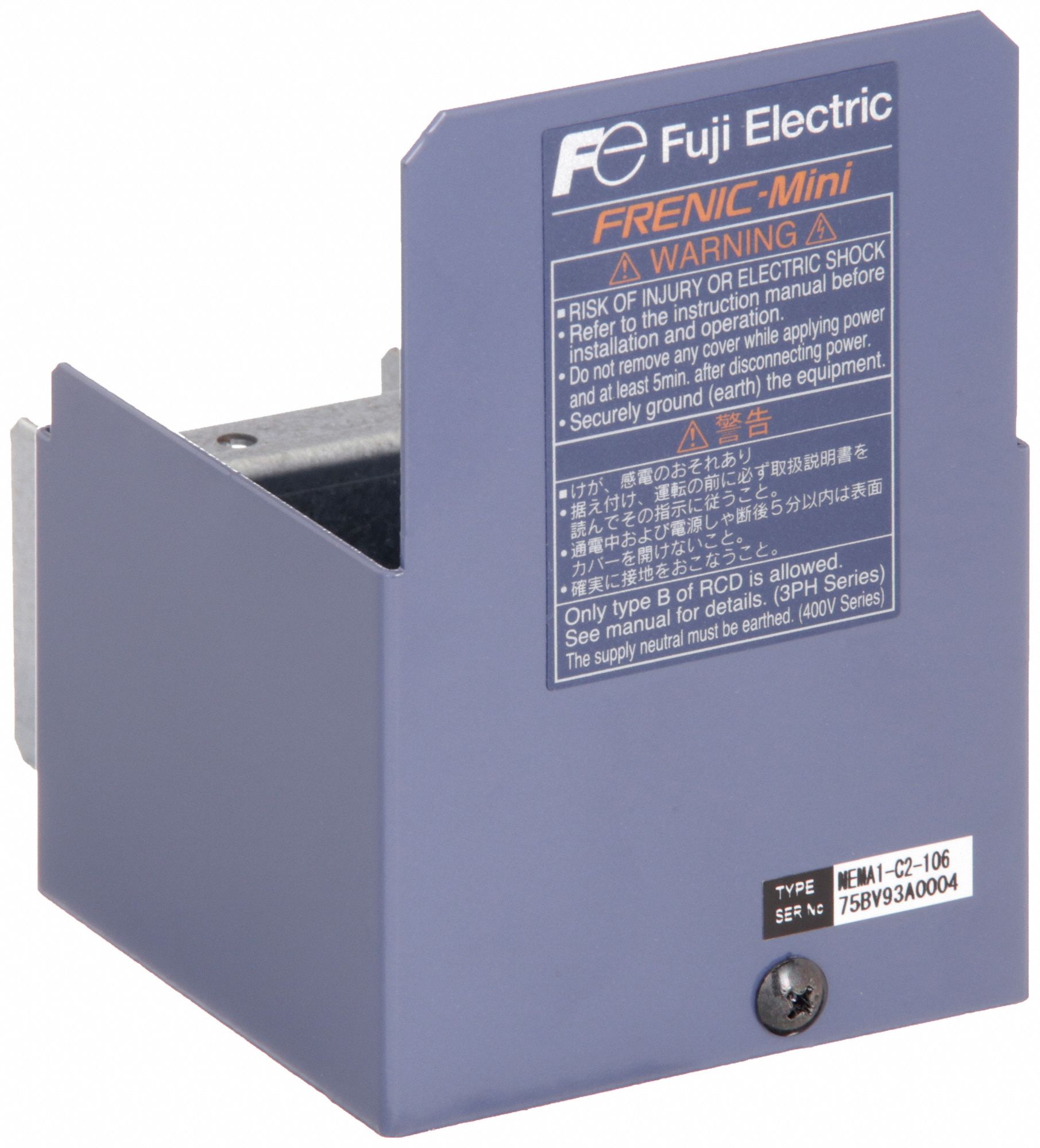 FUJI ELECTRIC AC Drive NEMA 1 Kit: NEMA1-C2-106 - 3XA61|NEMA1-C2-106 ...