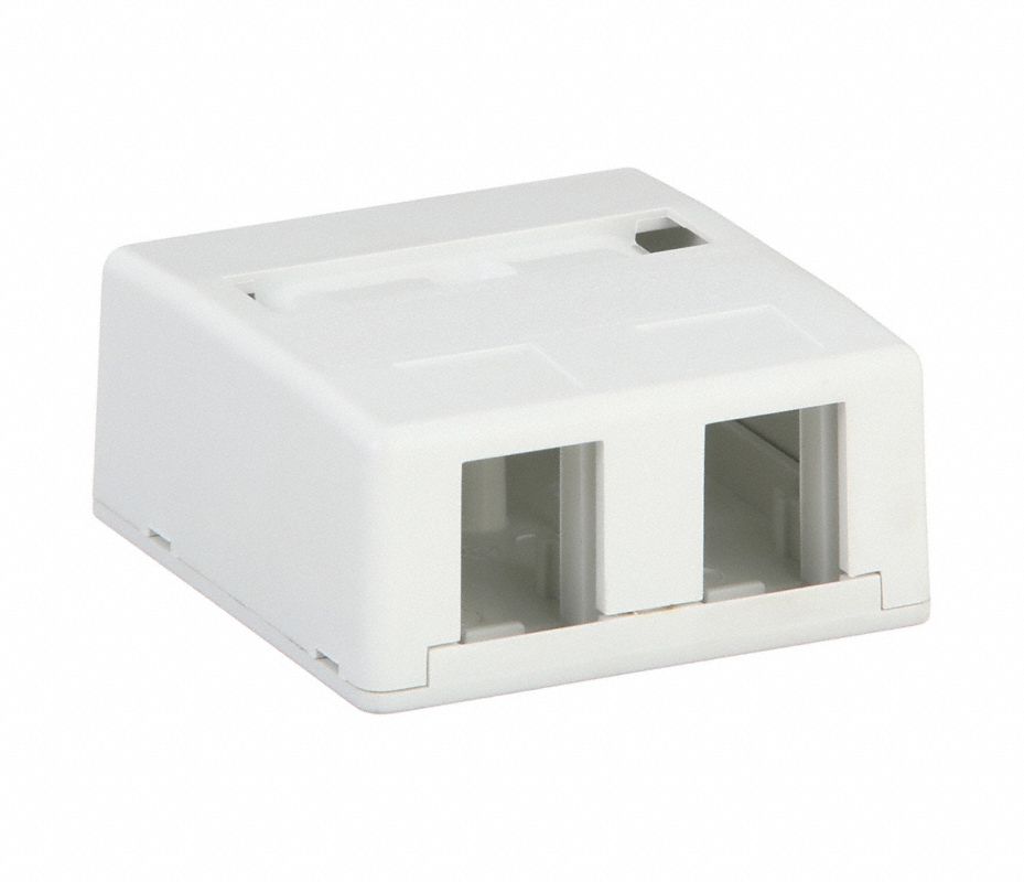 HUBBELL PREMISE WIRING Caja d/Mont. En Supf.,No. d/Puertos 2 - 3XA64 ...