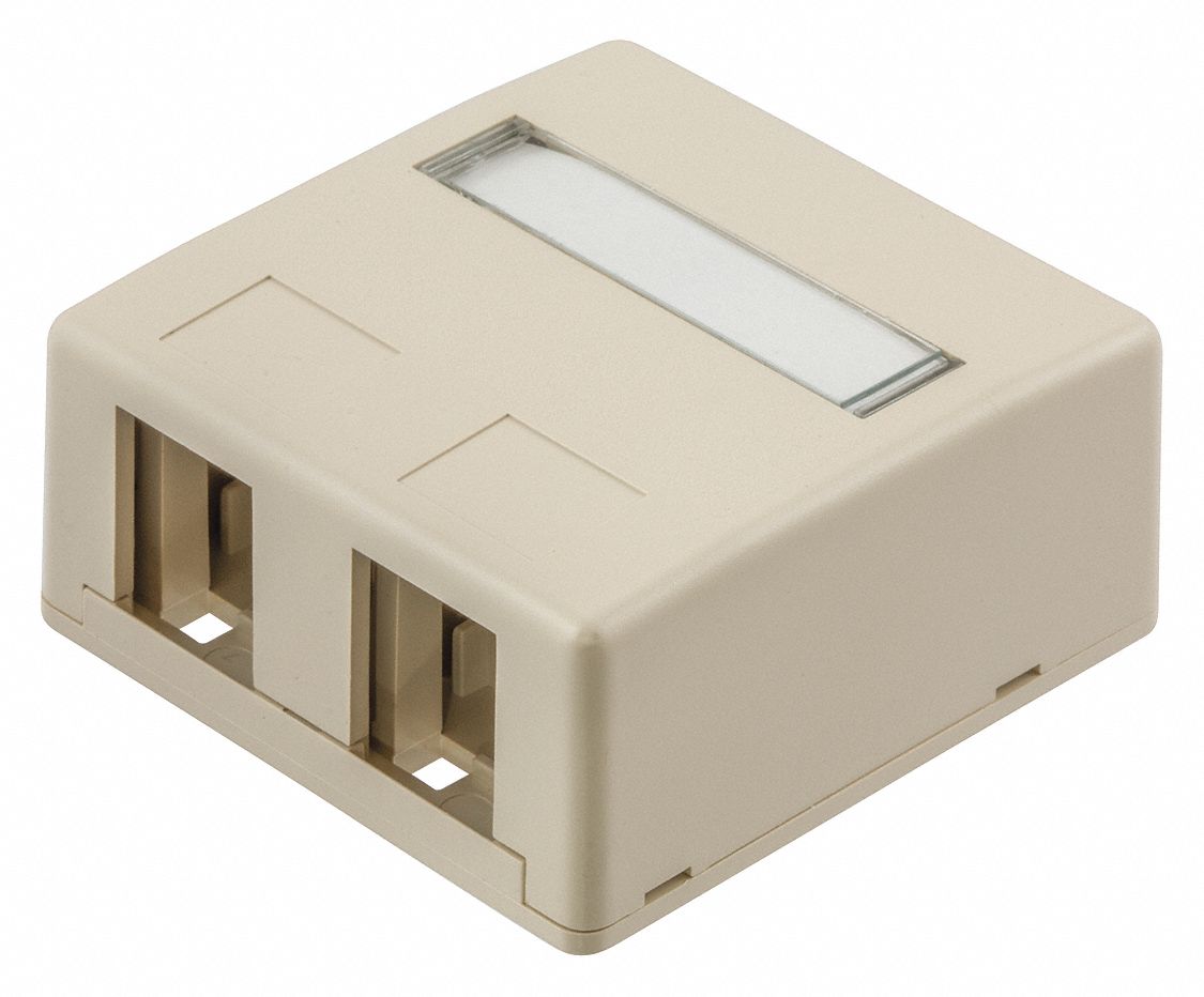 HUBBELL PREMISE WIRING, Keystone, Keystone Connector, Surface Mount Box ...