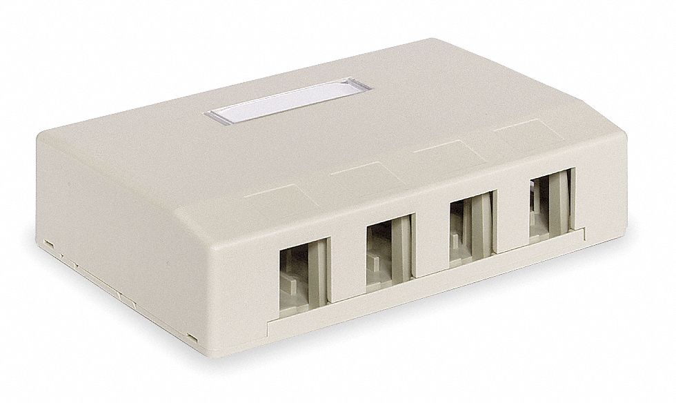 HUBBELL PREMISE WIRING, Keystone, Keystone Connector, Surface Mount Box ...