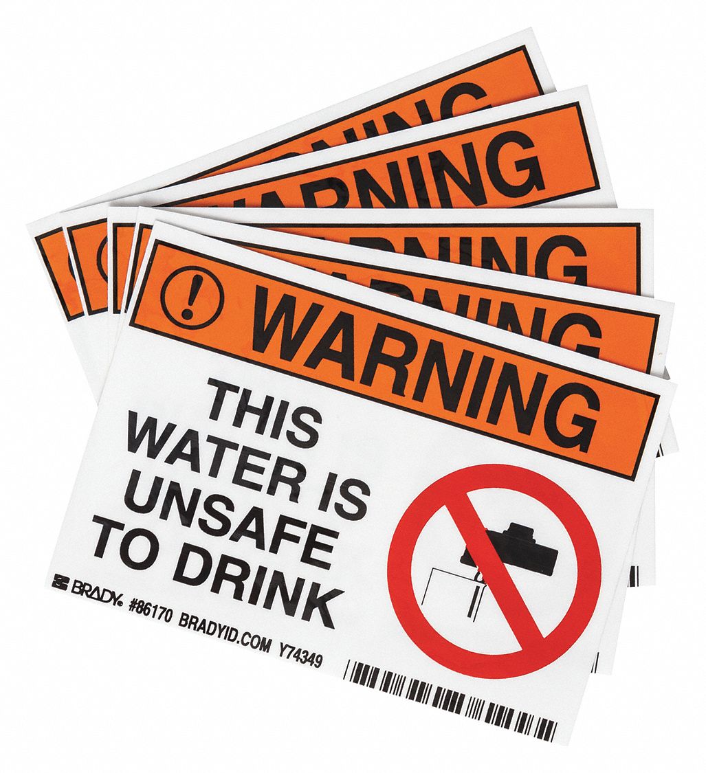 Polyester, Adhesive Sign Mounting, Label - 3XAP2|86170 - Grainger