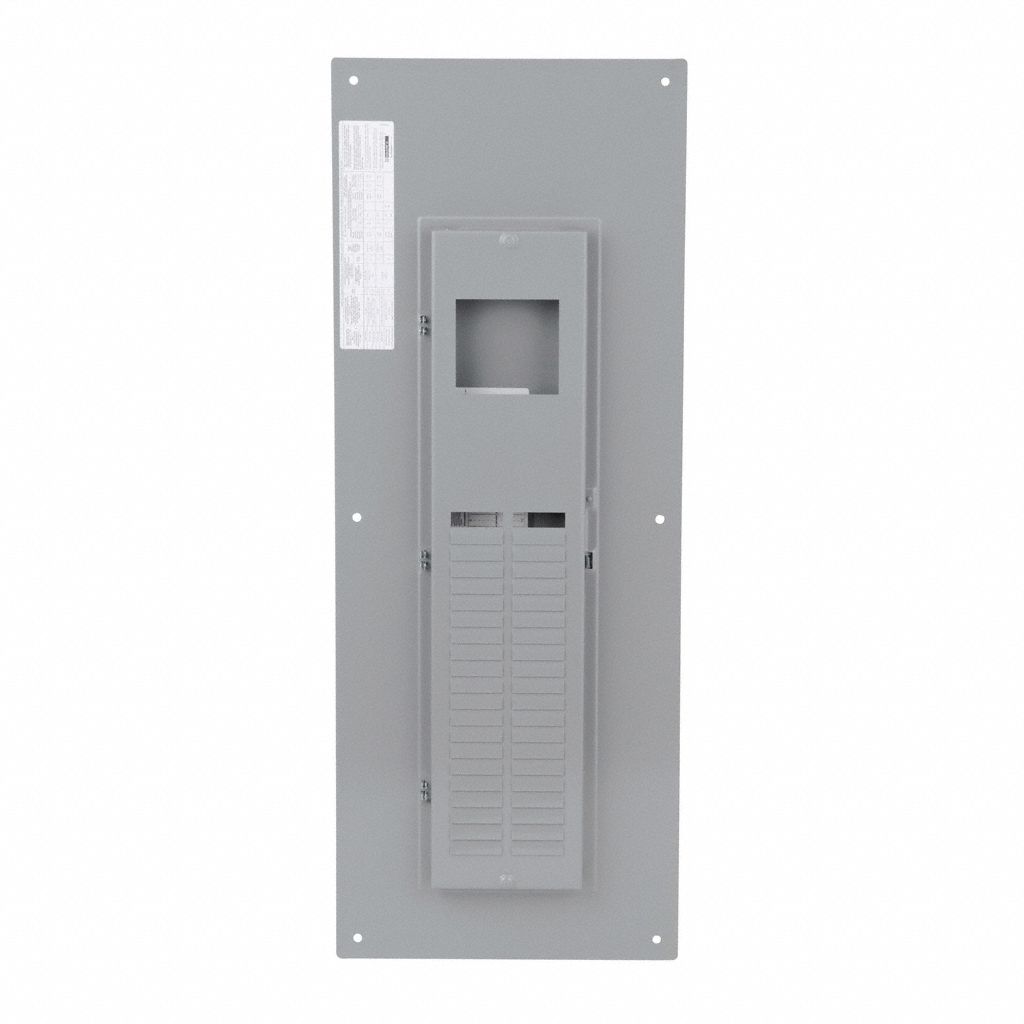 SQUARE D Load Center Cover: 39.37 in Lg, 2GNU7, 1, Door, Non-Vented, 30 ...