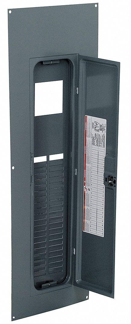 Breaker Panel QO Load Center Cover With Door, Surface Mount, 24 Max. 1 ...