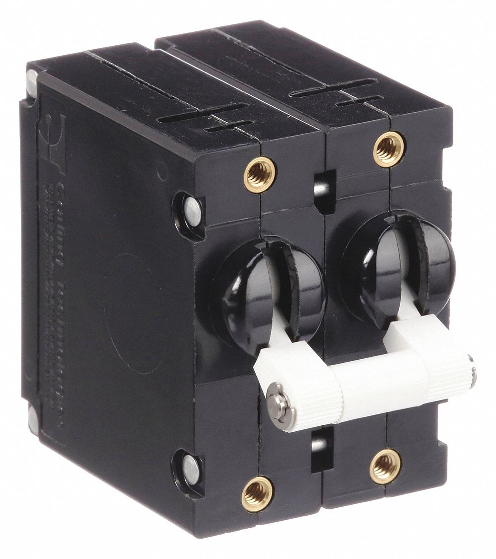 15 A Amps, 277V AC, Panel Mount Circuit Breaker - 3XC67|BA2-BO-34-615 ...