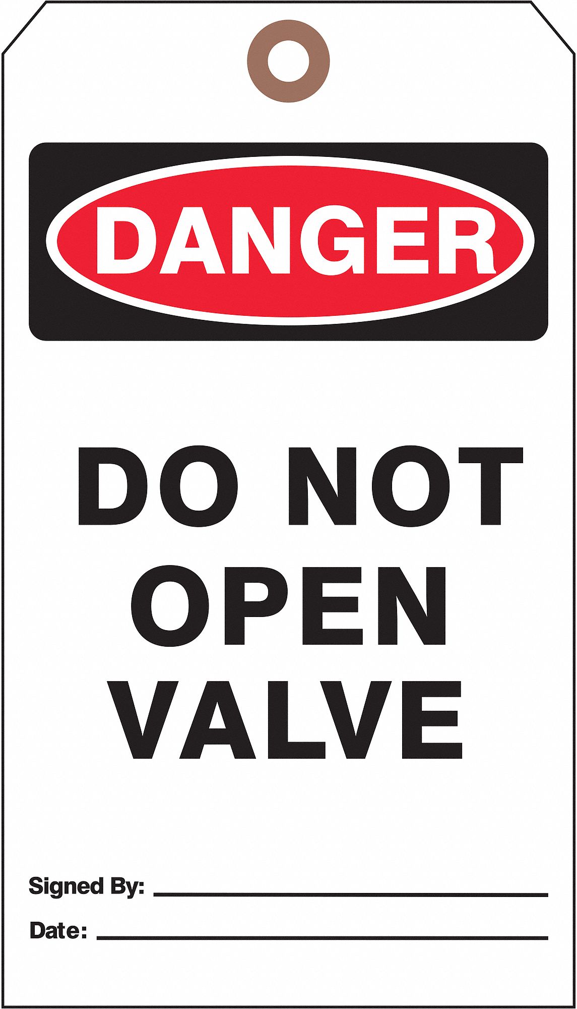 White, Single Part Tag, Danger Tags - 3XCE3|DTUF-G41 - Grainger