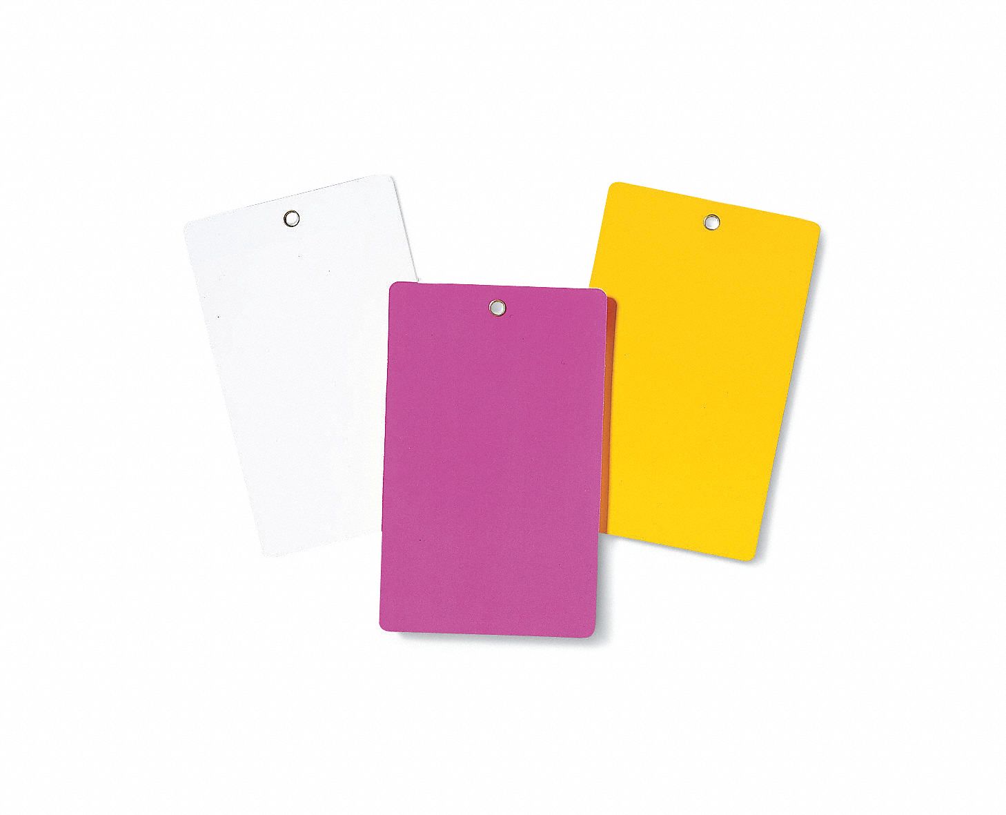 Blank Tag, Self-Laminating, Height: 8 in, Width: 5 in - Grainger