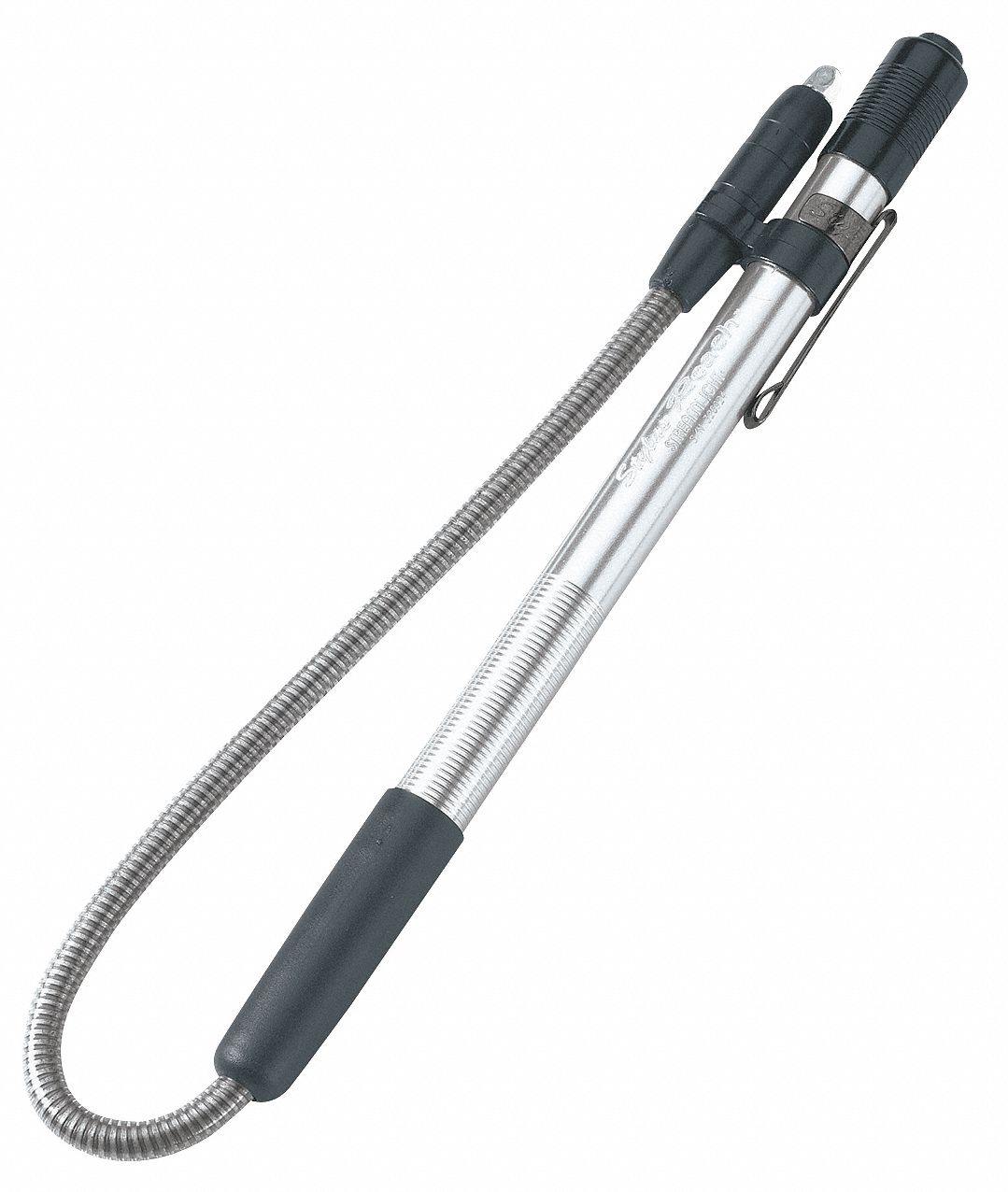 LED Inspection Flashlight, Aluminum, Maximum Lumens Output: 11, Silver ...