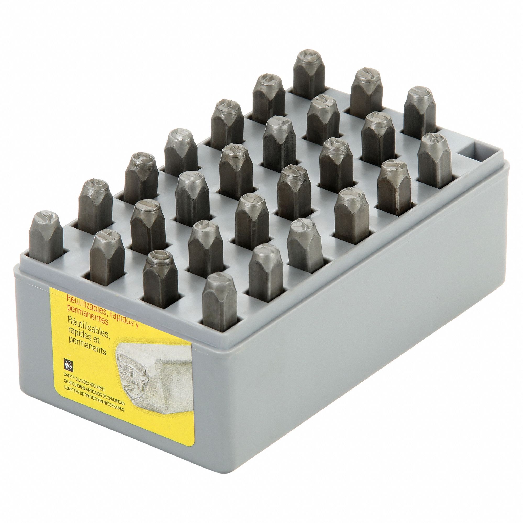 C.H. HANSON, Ampersand (&)/A thru Z, 3/16 in Character Ht, Hand Stamp ...