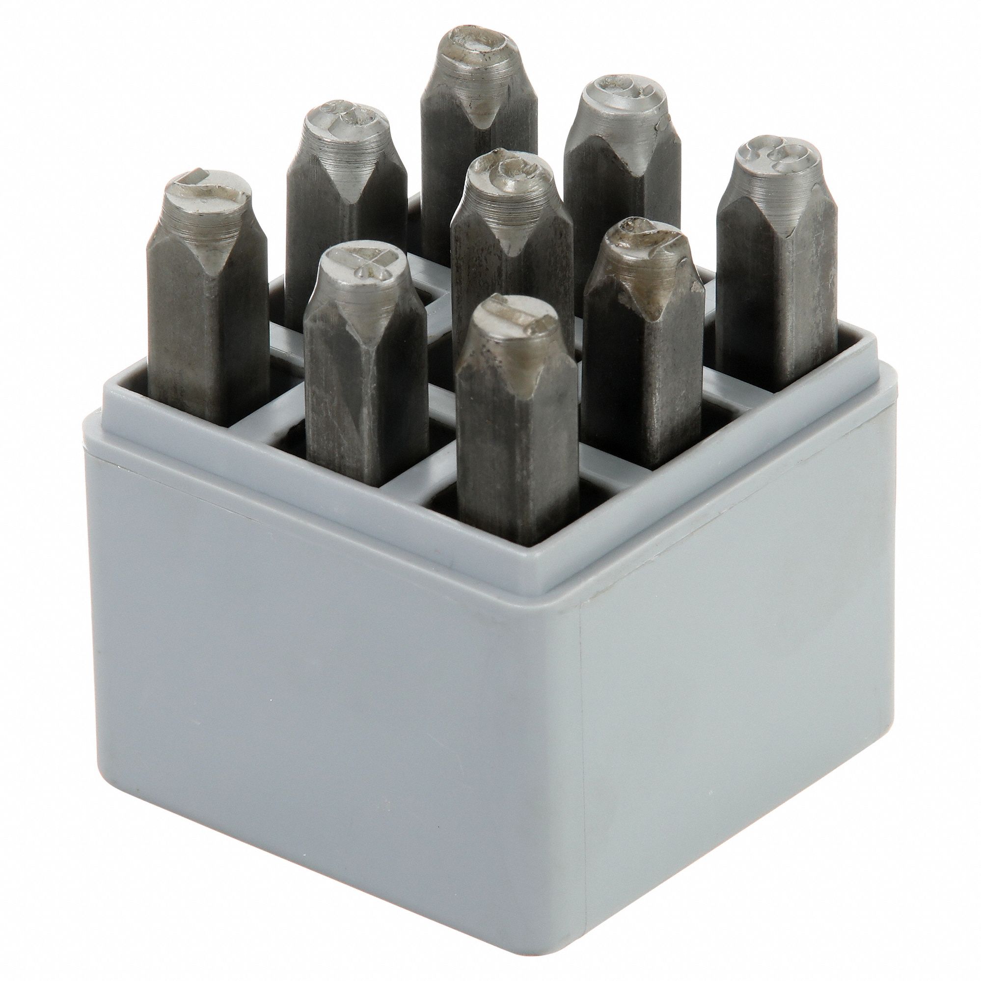 C.H. HANSON, 0 thru 9 (6 doubles as 9), 1/4 in Character Ht, Hand Stamp ...