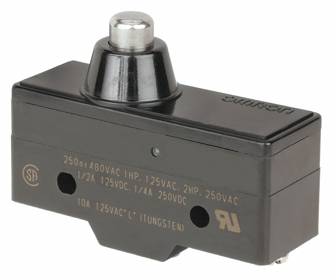 OMRON, Plunger Actuator, 1NO/1NC, Snap Action Switch - 3XG30|A-20GD-B7-K - Grainger