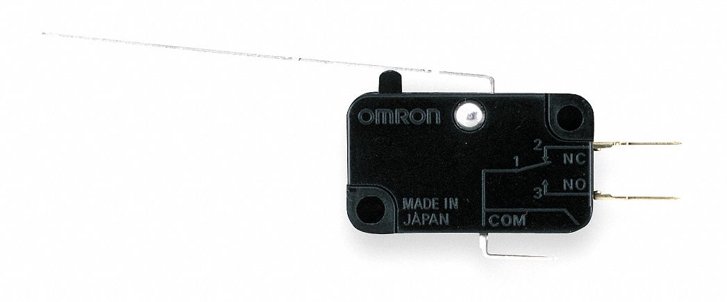 OMRON, Hinge Lever Actuator, SPDT, Miniature Snap Action Switch - 3XG38 ...