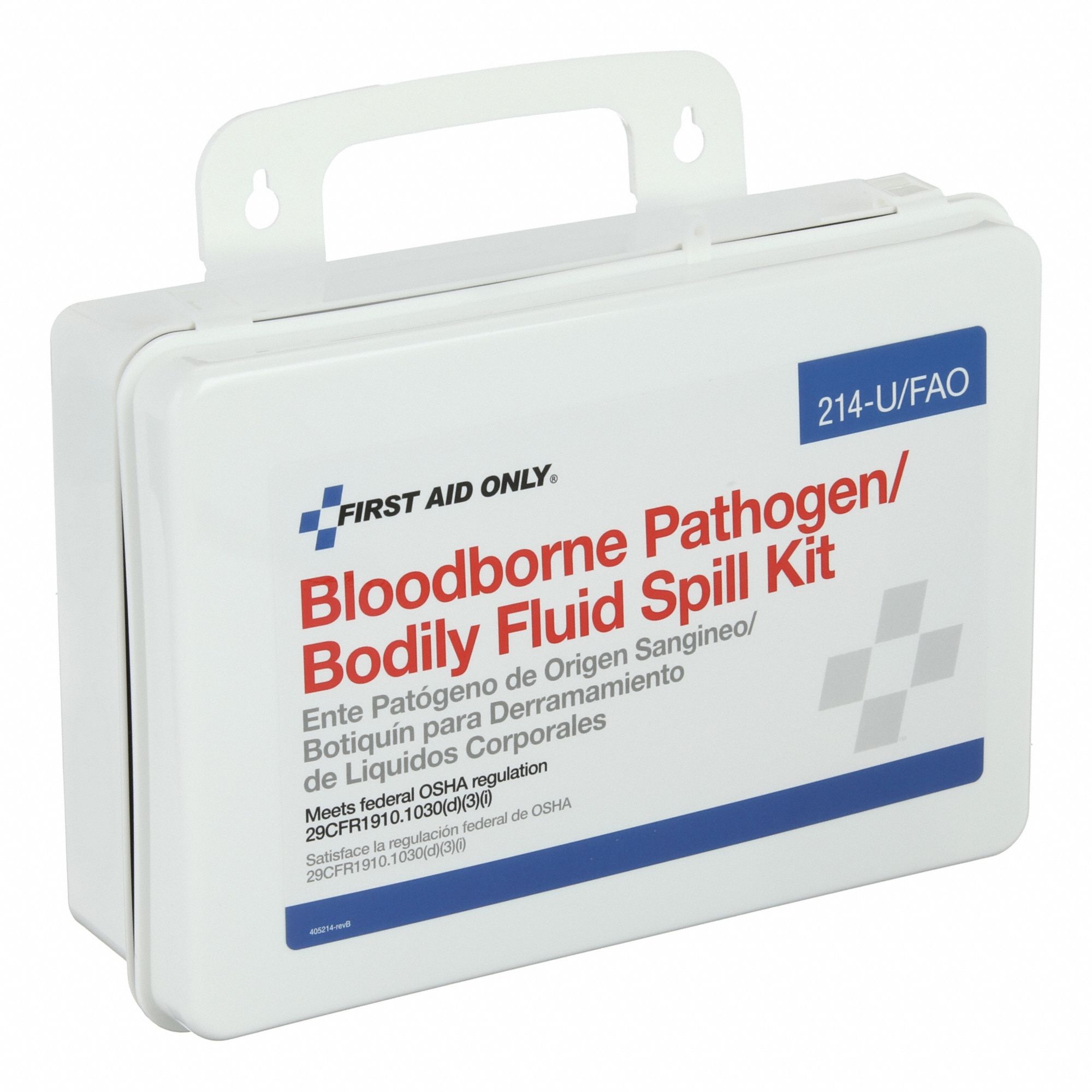 FIRST AID ONLY, 21 g Volume Absorbed Per Kit, White, Spill Kit - 3XKW9 ...