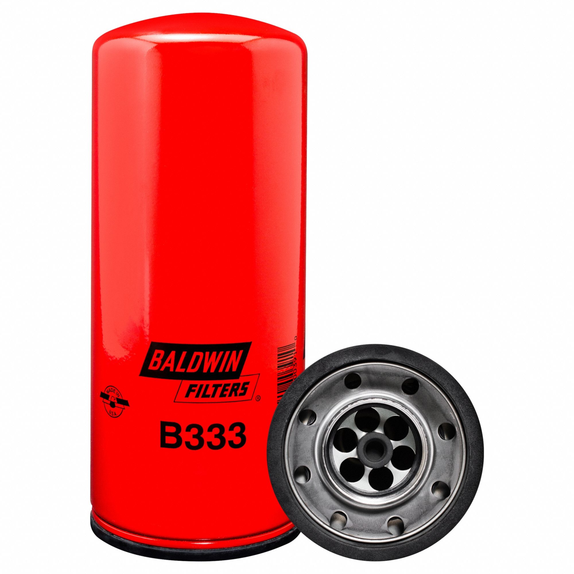 BALDWIN FILTERS, B333, 2 1/4"-12 Thread Size, Oil Filter - 3XTZ8|B333 ...
