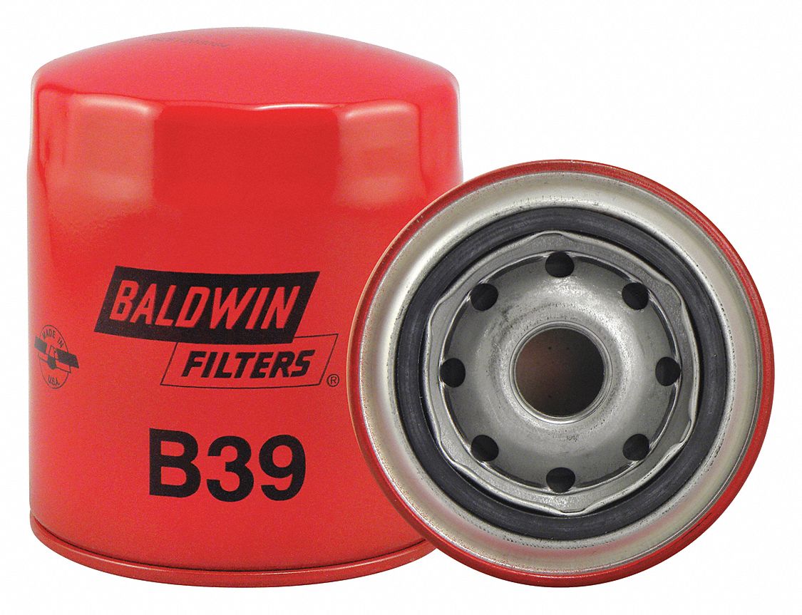 BALDWIN FILTERS, B39, 13/16"-16 Thread Size, Oil Filter - 3XUA4|B39 ...