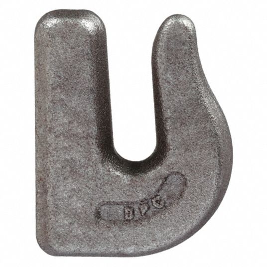 BUYERS PRODUCTS, 5/16 in Overall Hook Size, 43, Weld-On Grab Hook ...
