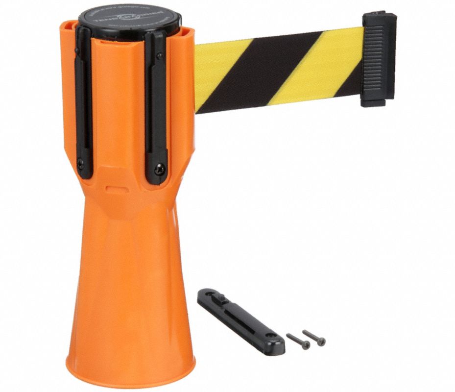 TENSABARRIER Cinta Barrera Retráctil,Naranja,L13pies - 3YJA5 | TC114-30 ...