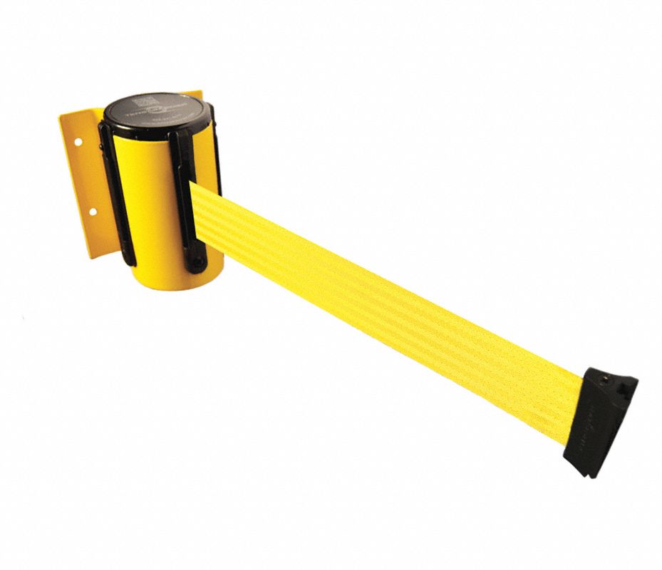 TENSABARRIER Barrera de Cinta Retráctil, 13 pies, Amarillo, Amarillo ...