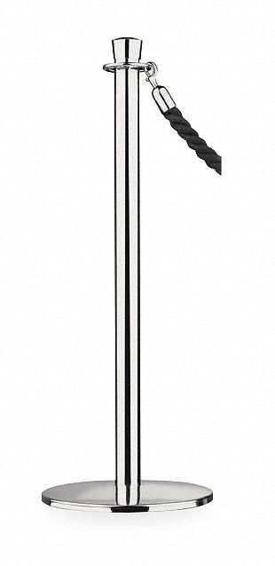 Urn Top Rope Post, Satin Aluminum Clear Anodized, Satin Aluminum Clear ...