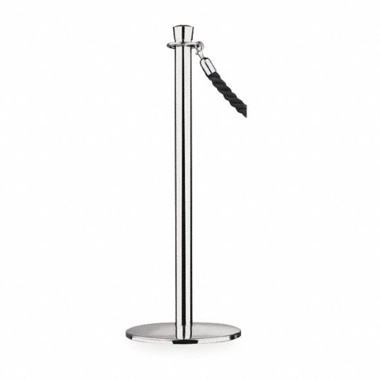 Urn Top Rope Post, Satin Aluminum Clear Anodized, Satin Aluminum Clear ...