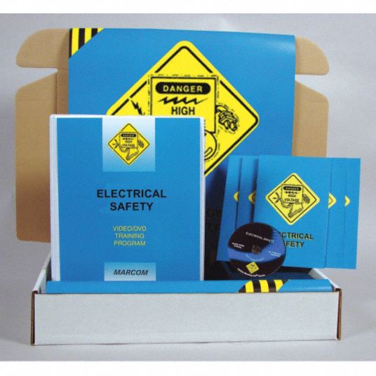 Safety Training Kit, DVD, Electrical Safety, English - Grainger