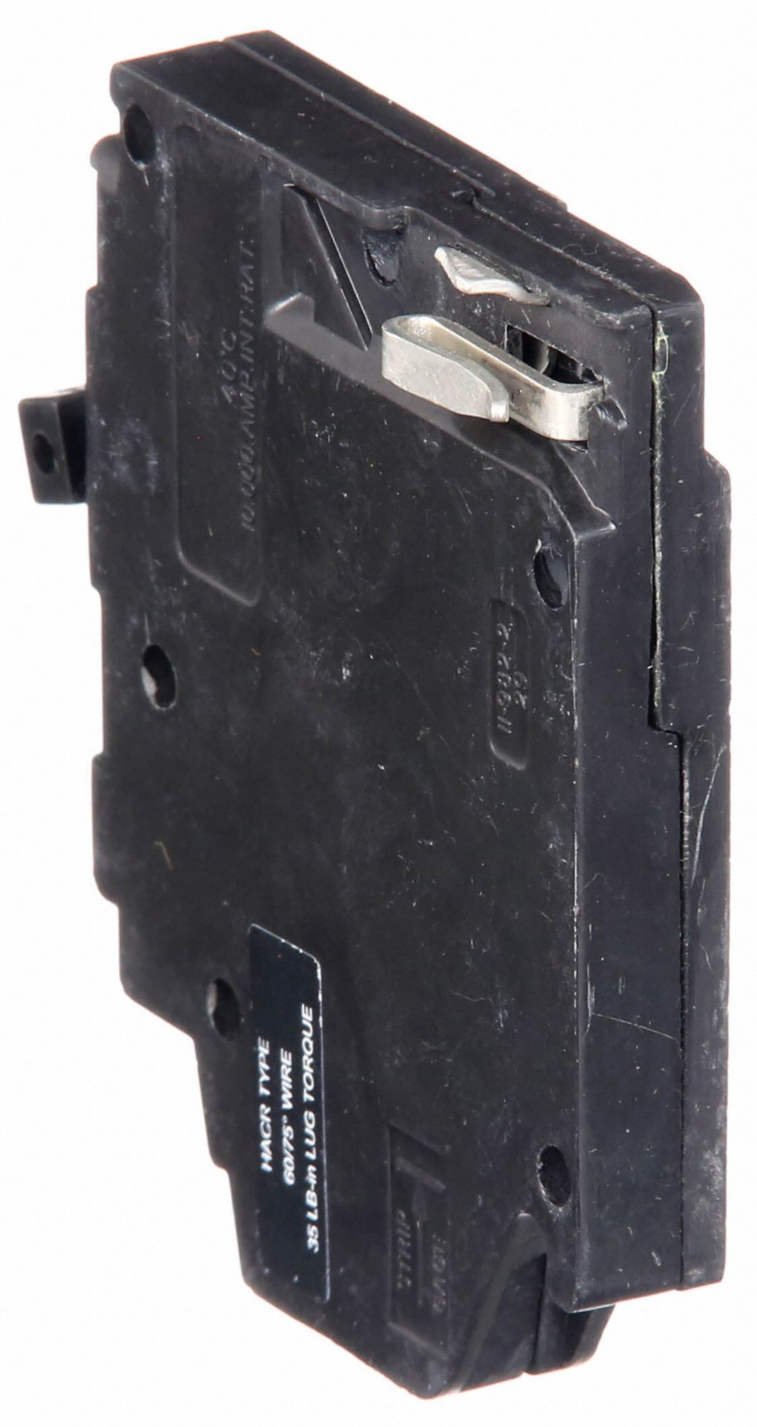 CHALLENGER Miniature Circuit Breaker: 15 A Amps, 120V AC, 0.5 in Wd, 10kA at 120V AC, 1 Poles ...